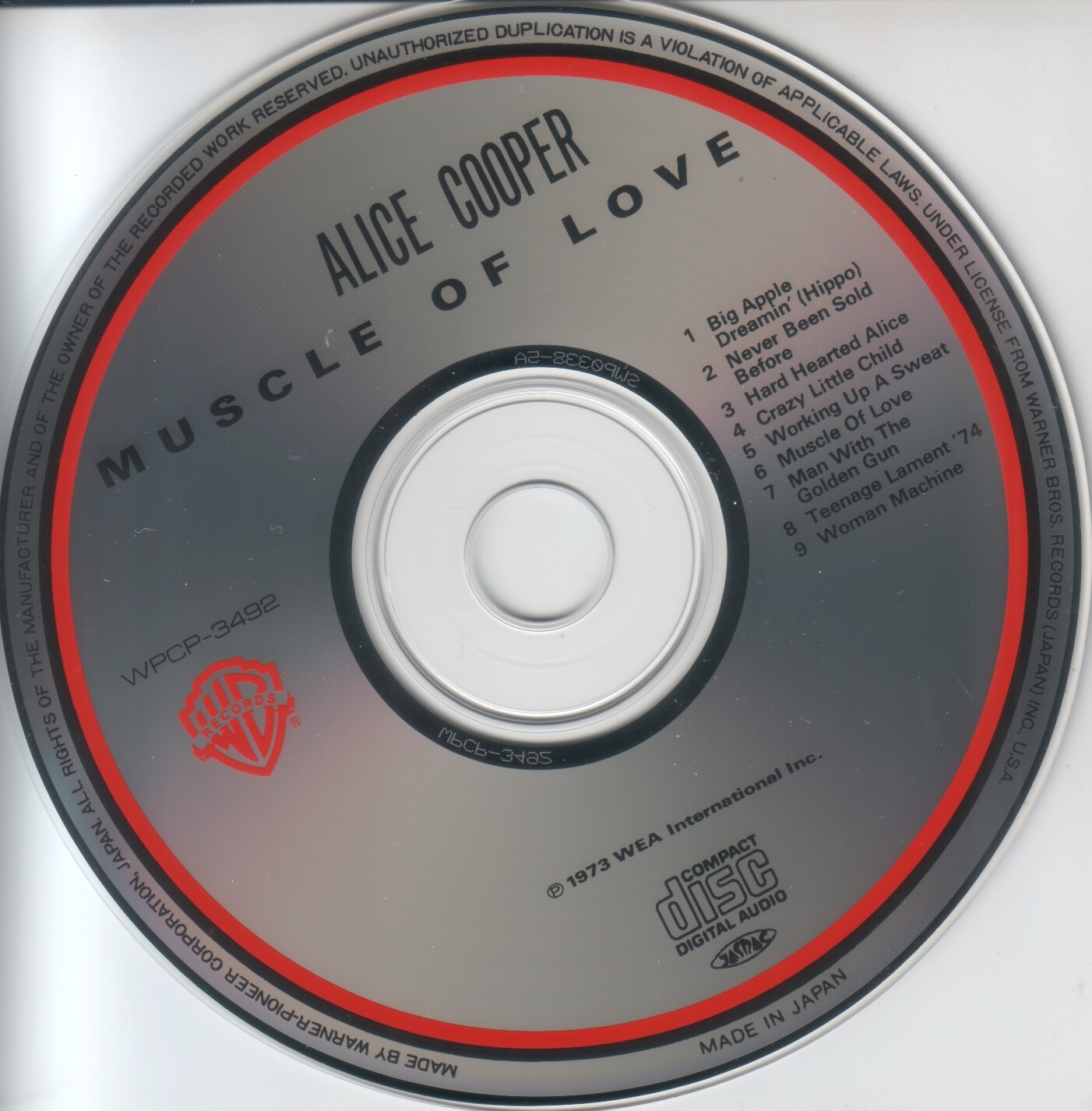 Alice Cooper Muscle Of Love : CD JPN | CD Covers | Cover Century | Over ...